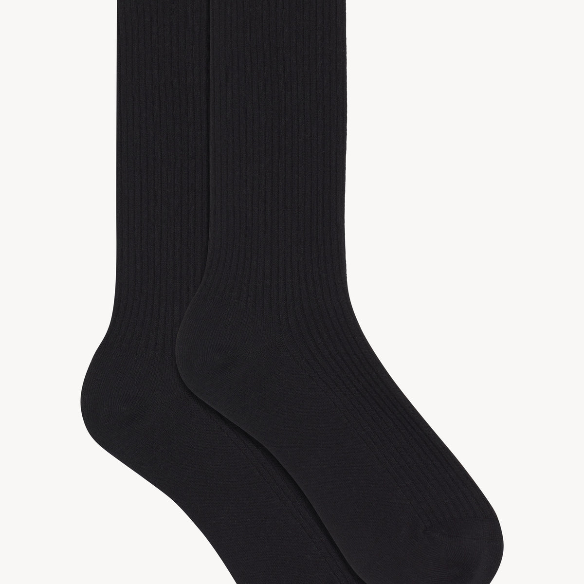 Classic Ribbed Sock | Black