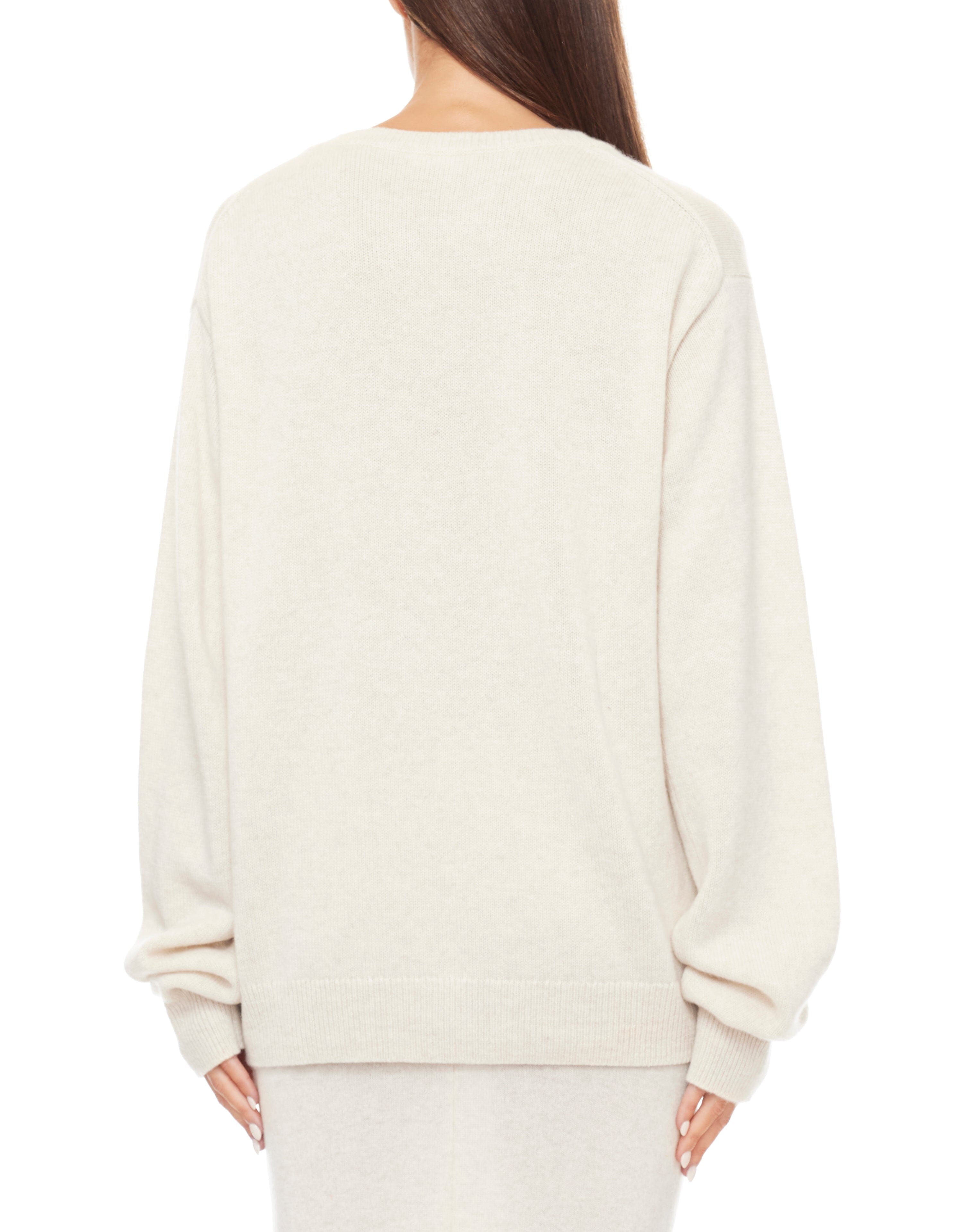 James Cashmere Sweater Oatmeal | ÉTERNE