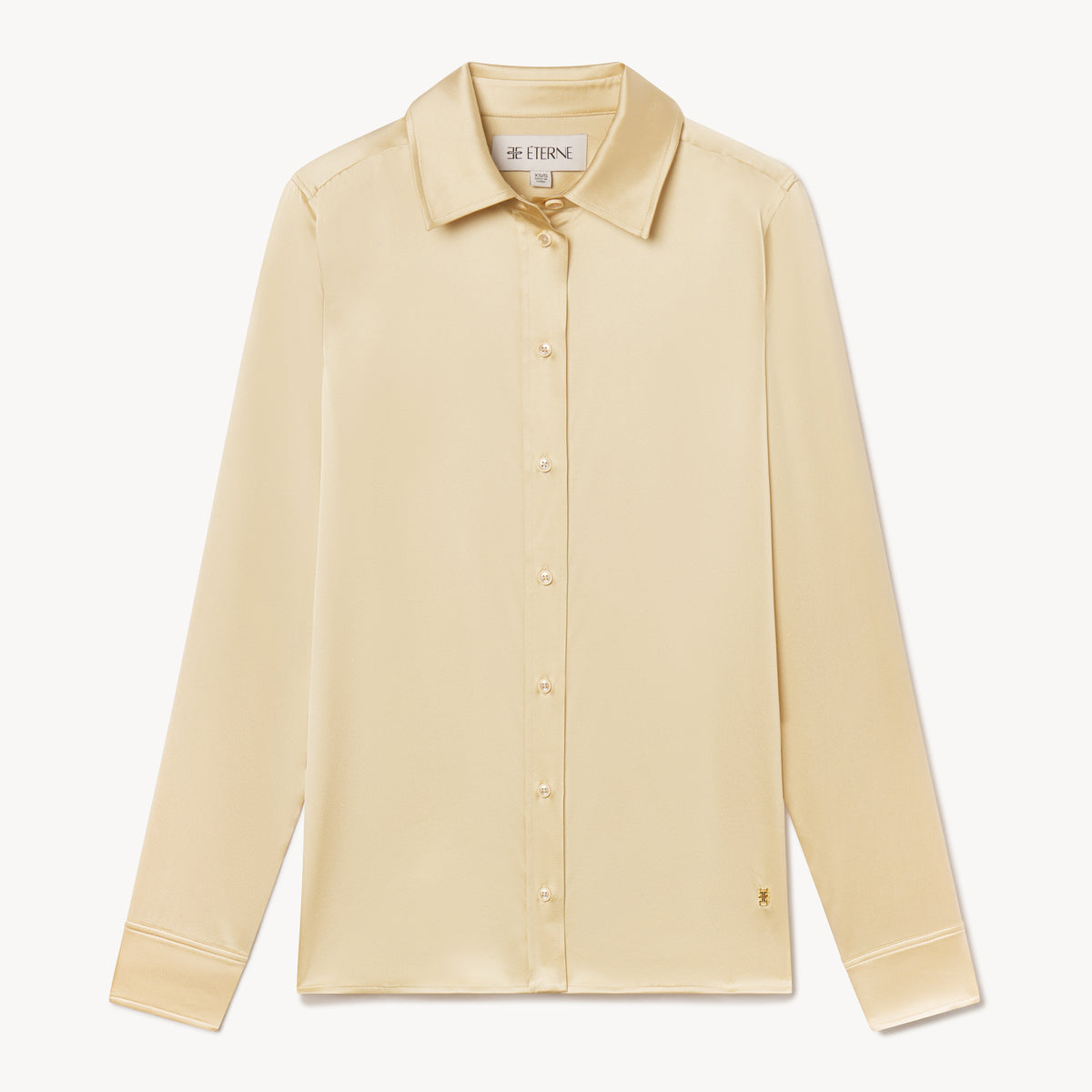 Constance Top | Silk | Champagne