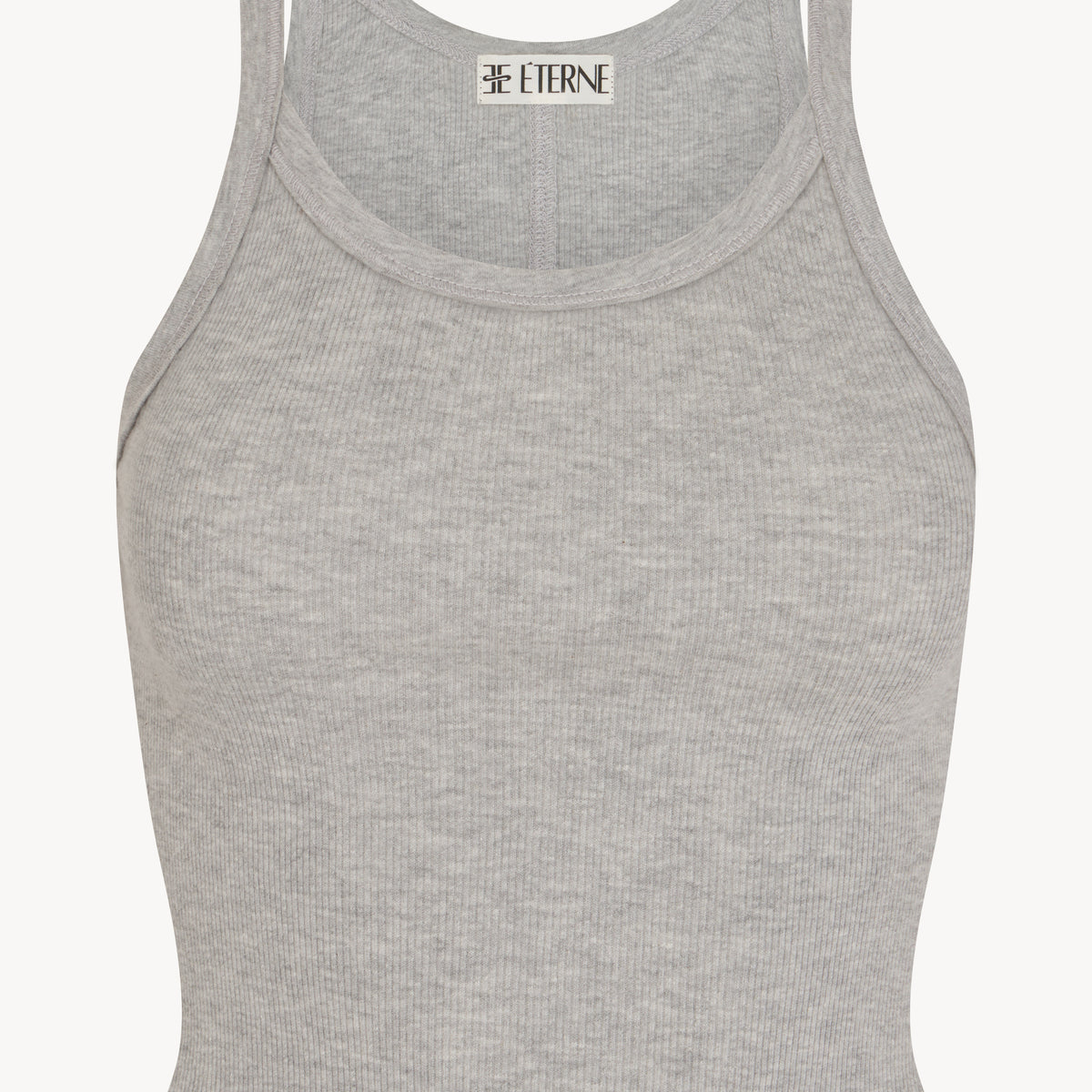 The Cropped Rib Tank by ÉTERNE