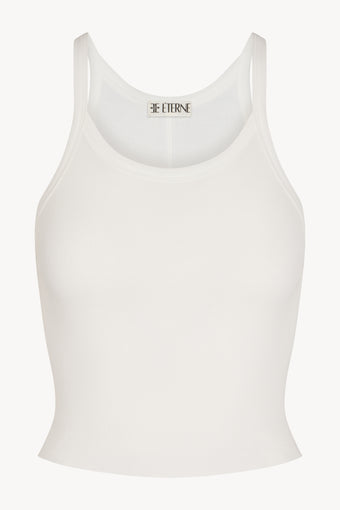 The Cropped Rib Tank by Eterne – ETERNE