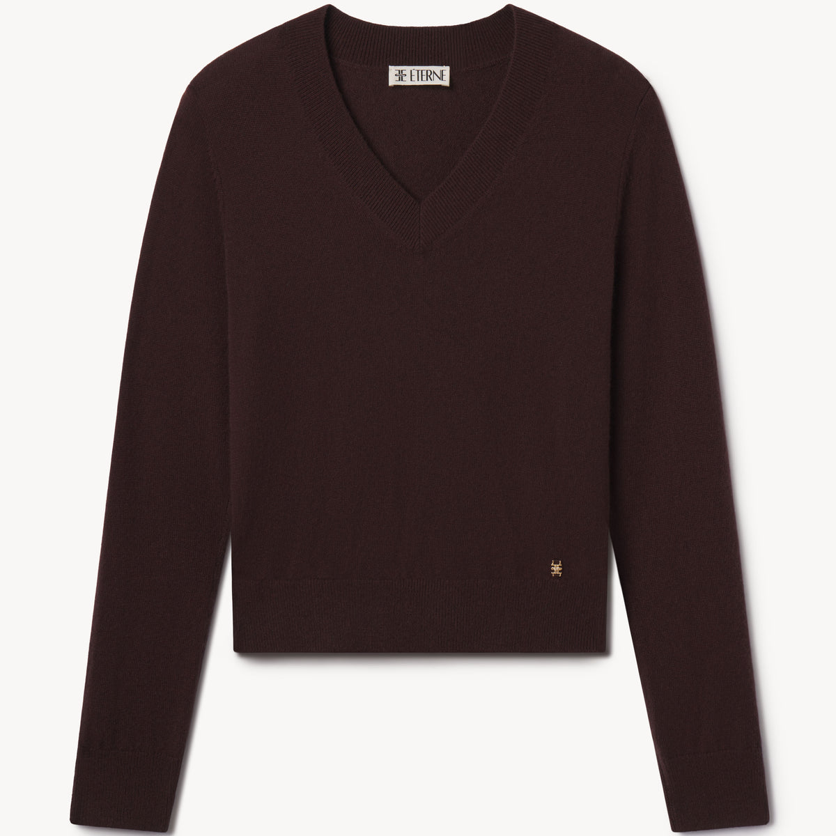 Lennox Sweater | Midweight Cashmere | Espresso