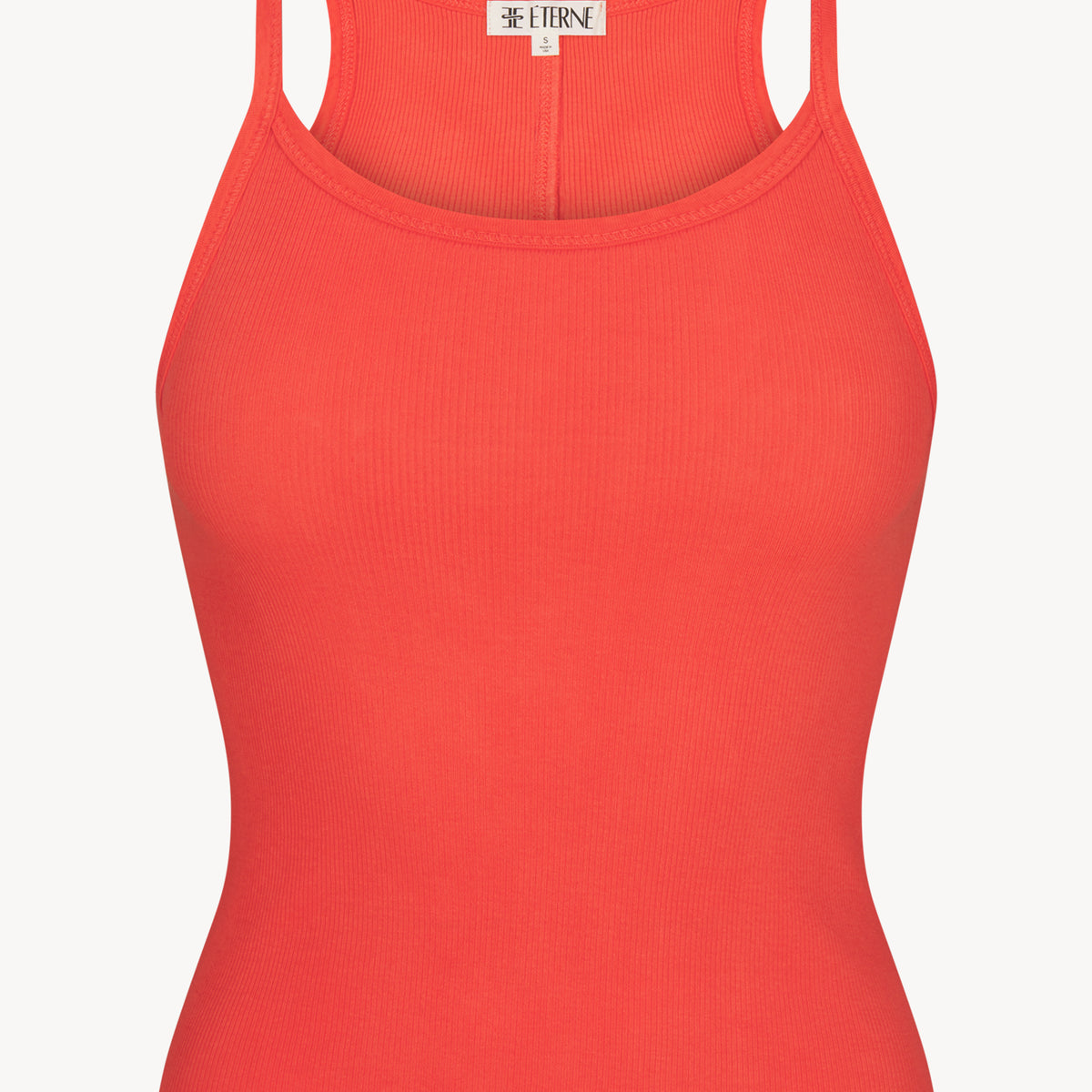 Rib Tank | Cotton Rib | Poppy