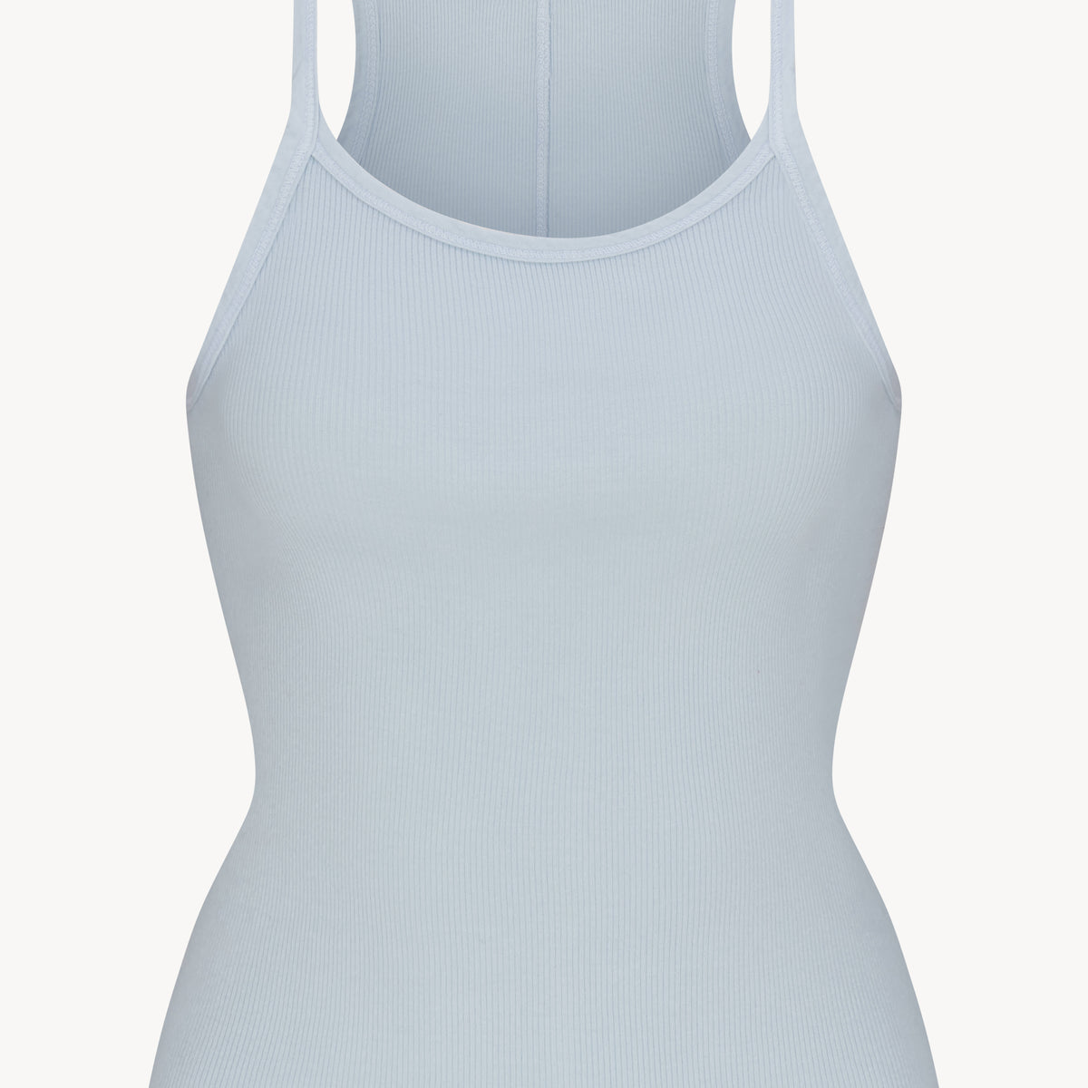 Rib Tank | Cotton Rib | Dusty Blue