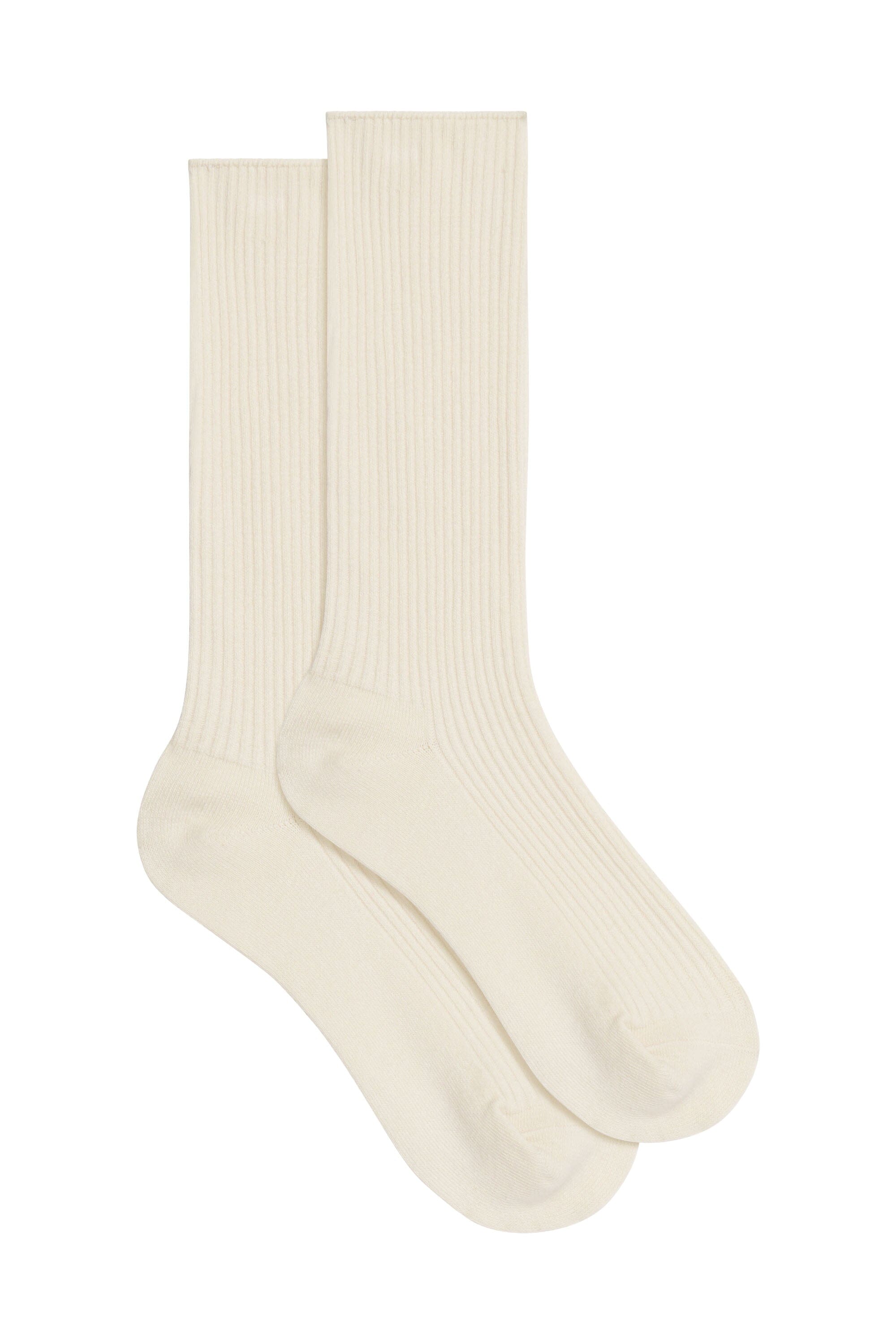 CLASSIC RIBBED SOCK CREAM | ÉTERNE