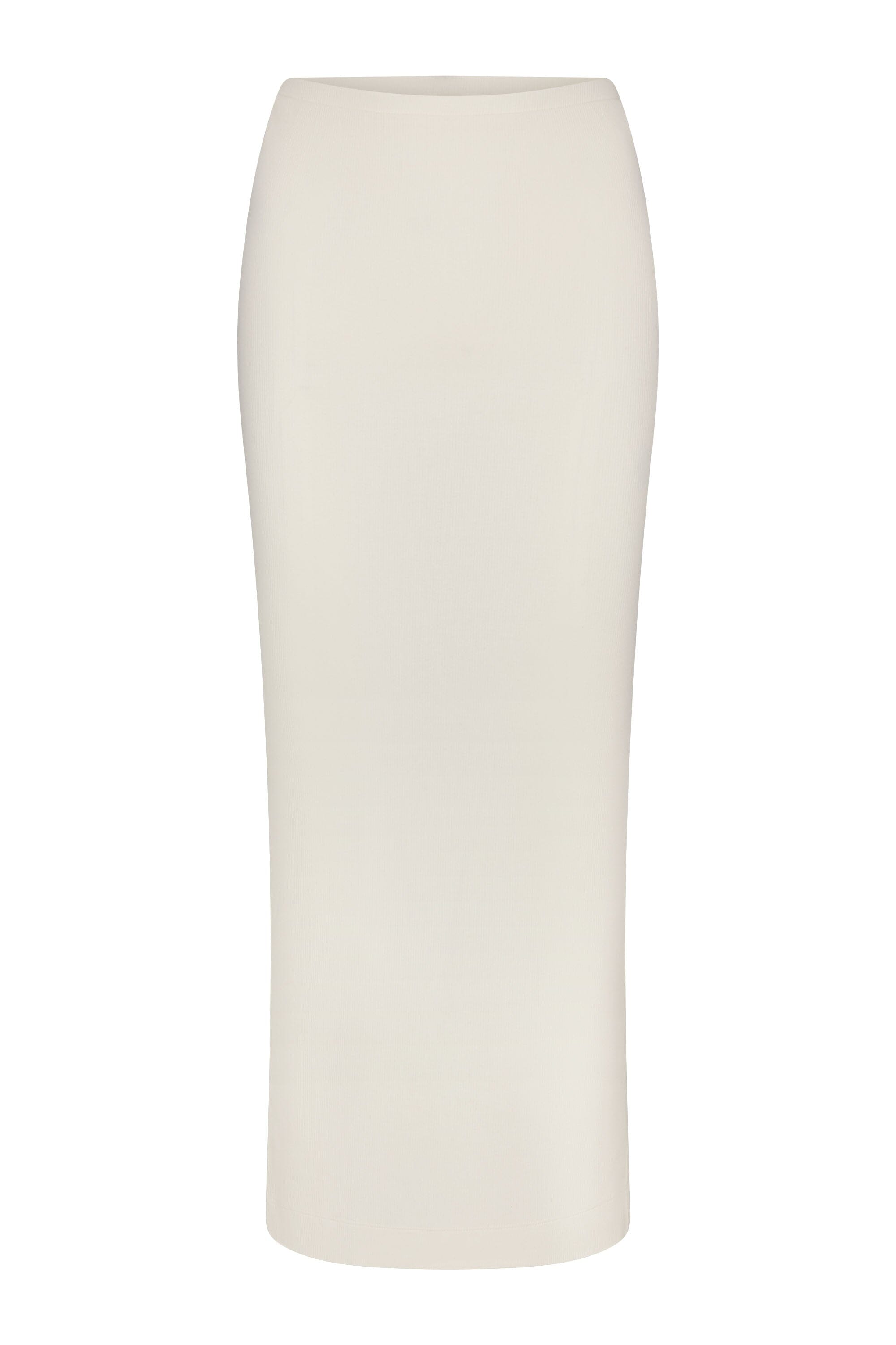 Emma Butter Rib Skirt Cream | ÉTERNE