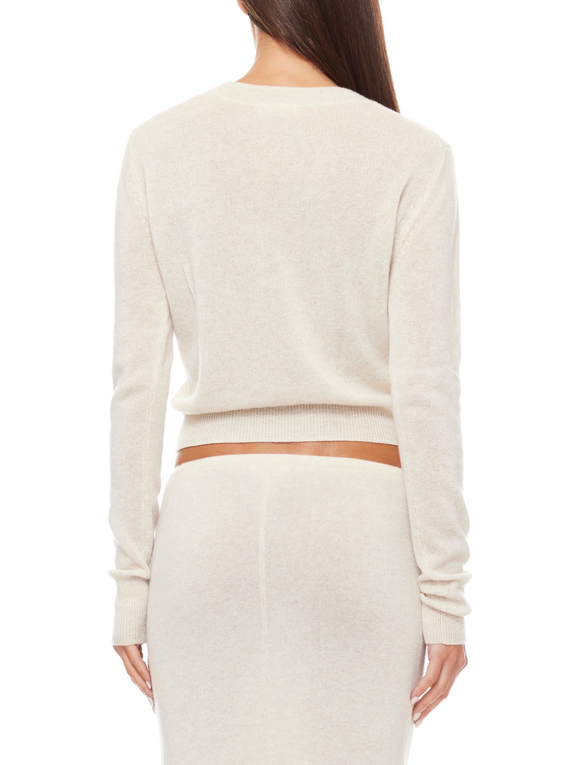 Francis Cashmere Sweater Oatmeal | ÉTERNE
